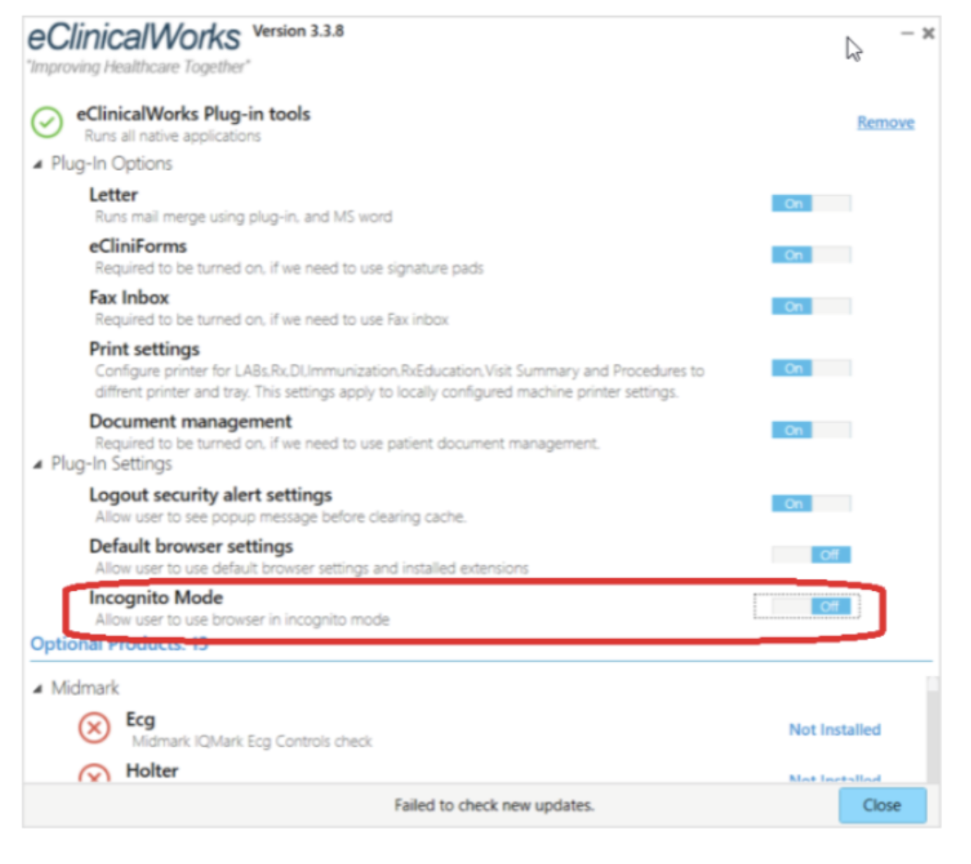 ECW 11e Plugin Incompatible With Chrome Version 95 
